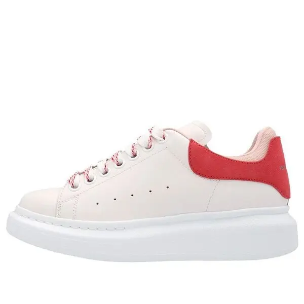 Alexander McQueen Oversized Low-top Sneakers - Beige/red