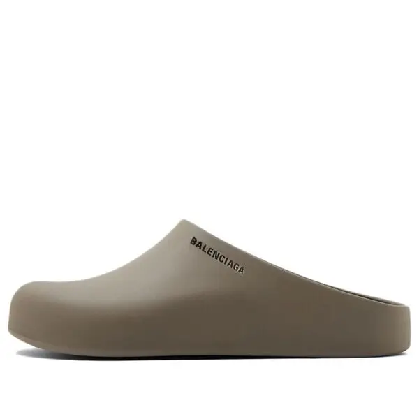 Balenciaga Pool Closed Slide 'medium Grey