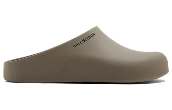 Balenciaga Pool Closed Slide 'medium Grey
