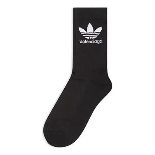Balenciaga X Adidas Crew Socks - Black/white