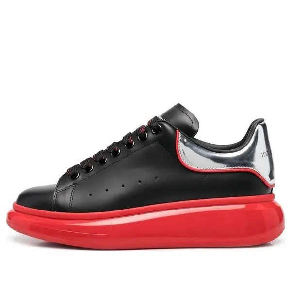 Alexander McQueen Oversized Sneaker - Black/silver/lust Red