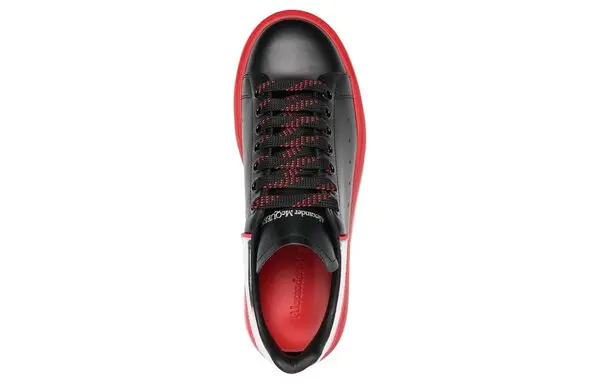 Alexander McQueen Oversized Sneaker - Black/silver/lust Red
