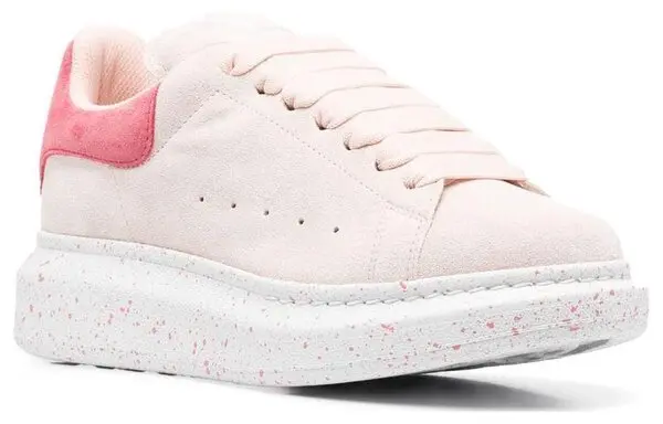 Alexander McQueen Larry Oversized Low-top Sneakers 'pink White