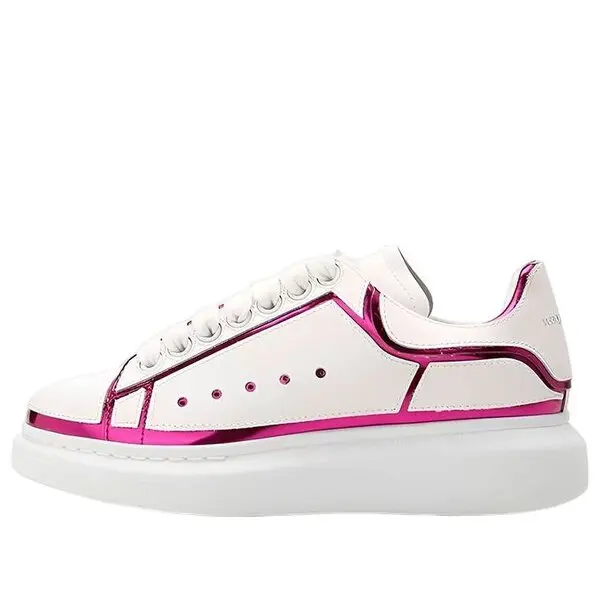 Alexander McQueen Trim Larry Oversized Trainers 'white Fuchsia
