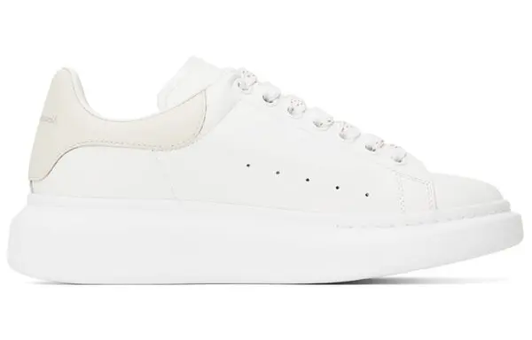 Alexander McQueen Larry Sneakers 'white Beige