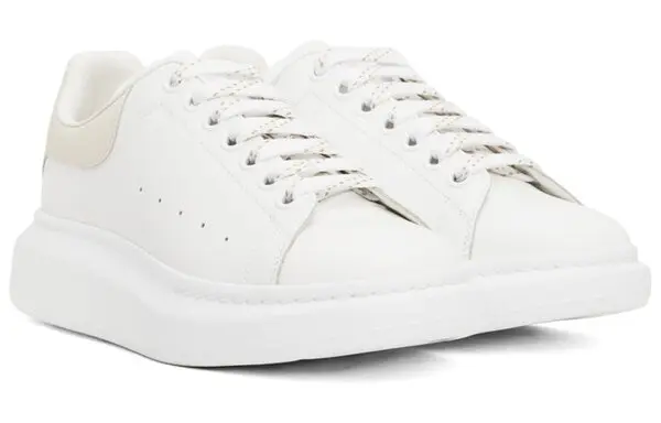 Alexander McQueen Larry Sneakers 'white Beige