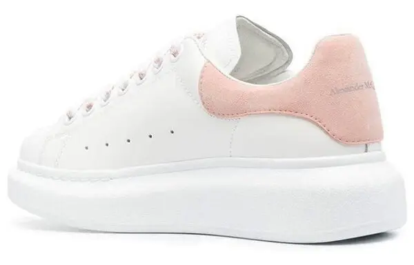 Alexander McQueen Oversized Low-top Sneakers 'white Pink