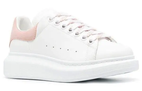 Alexander McQueen Oversized Low-top Sneakers - White/pink