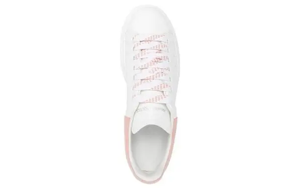 Alexander McQueen Oversized Low-top Sneakers - White/pink