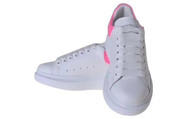 Alexander McQueen Oversized Sneakers - White/bright Pink