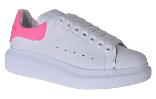 Alexander McQueen Oversized Sneakers - White/bright Pink