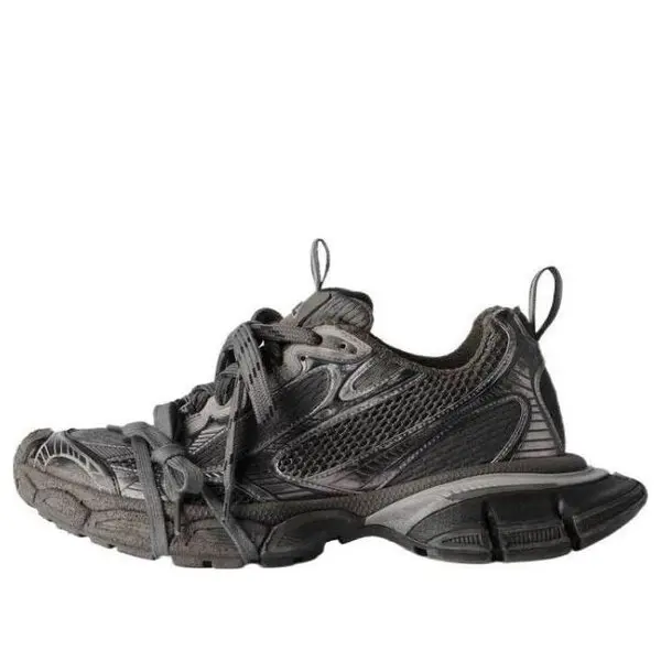 Balenciaga 3xl Lace-up Sneakers - Grey/brown