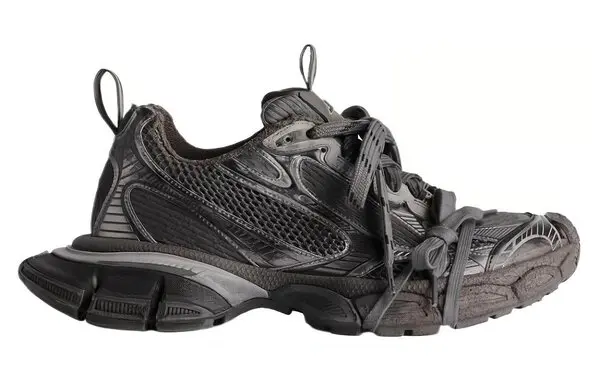 Balenciaga 3xl Lace-up Sneakers - Grey/brown