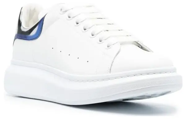 Alexander McQueen Oversized Sneakers 'white Black Blue