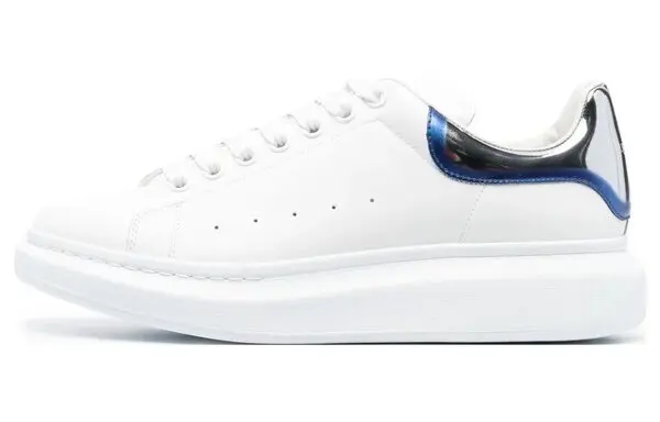 Alexander McQueen Oversized Sneakers - White/black/blue