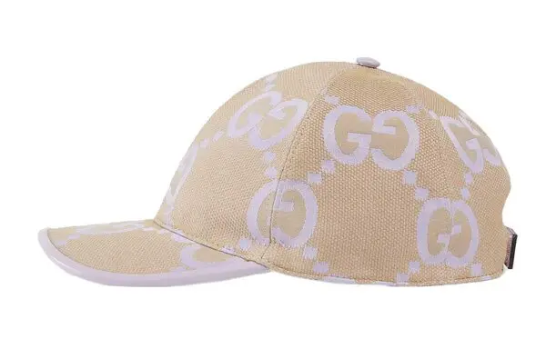 Gucci Jumbo Gg Baseball Hat - Beige/lilac