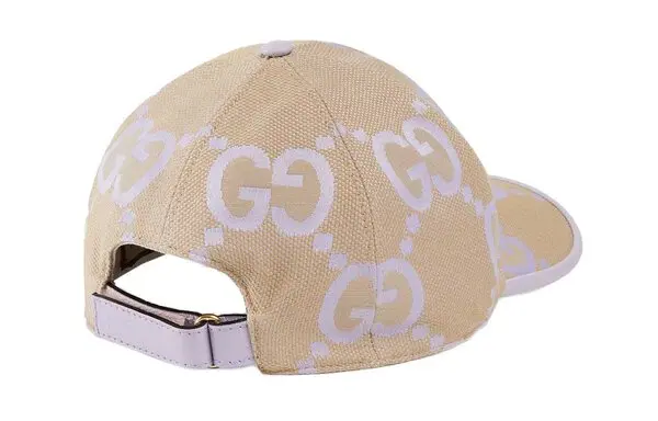 Gucci Jumbo Gg Baseball Hat - Beige/lilac