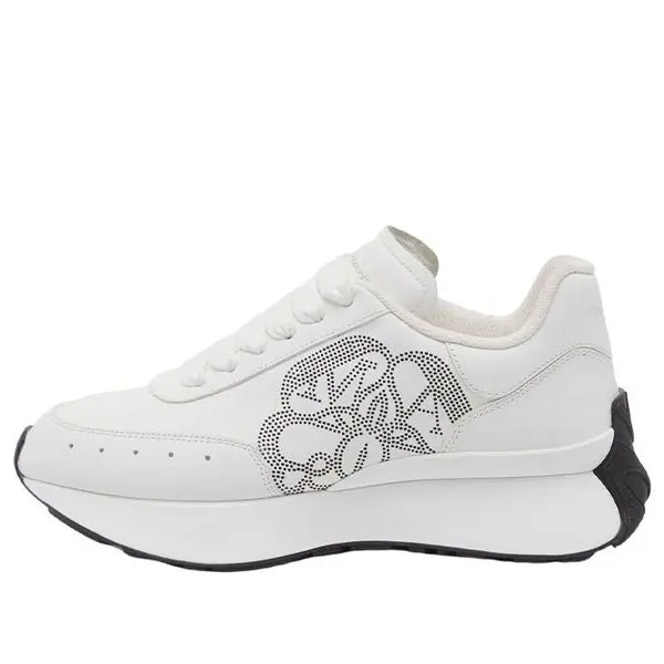 Alexander McQueen Sprint Runner Sneakers - White/black