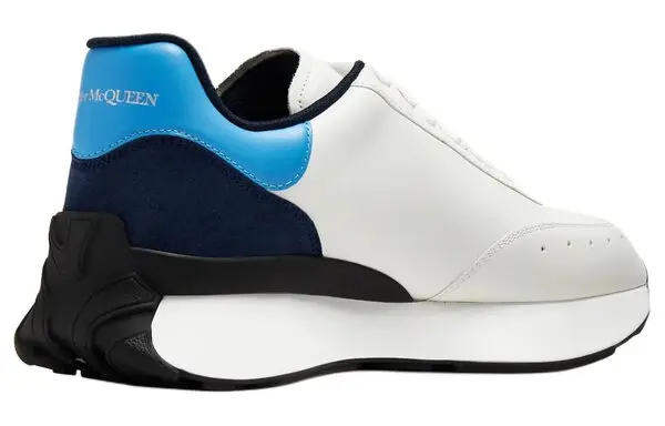 Alexander McQueen Sprint Runner Sneakers 'white Black Blue