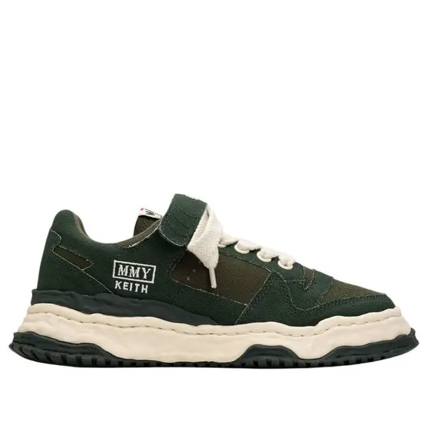 Mihara Yasuhiro Keith Og Sole Canvas Low Top Sneakers - Green