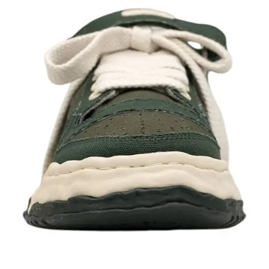 Mihara Yasuhiro Keith Og Sole Canvas Low Top Sneakers - Green