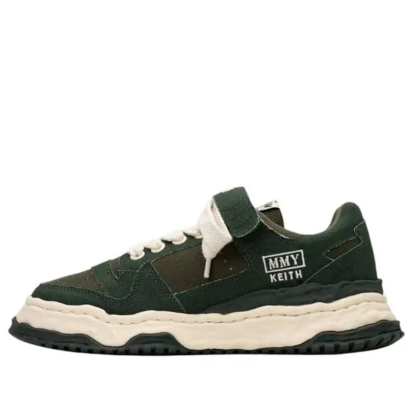 Mihara Yasuhiro Keith Og Sole Canvas Low Top Sneakers - Green