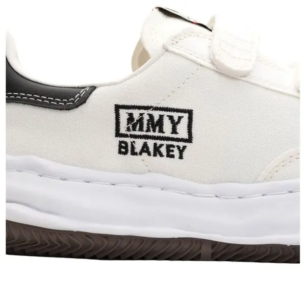 Mihara Yasuhiro Blakey Og Sole Canvas Low Top Sneakers With Velcro Fastening - White