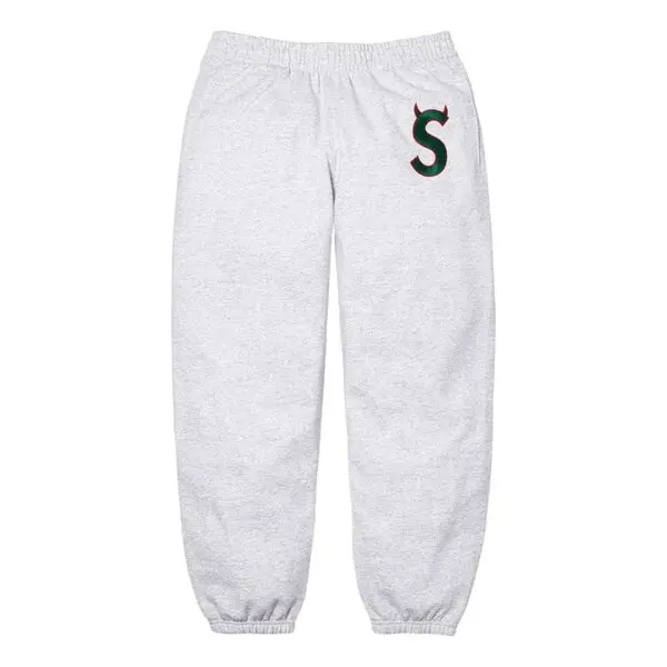 Supreme Ss26 Devil Logo Sweatpant - Grey