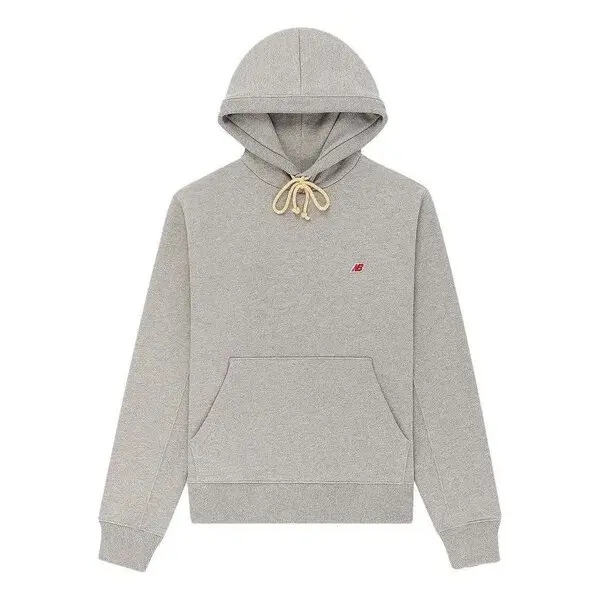 NEW BALANCE Made In Usa Core Hoodie Asia Sizing - Athletic Grey