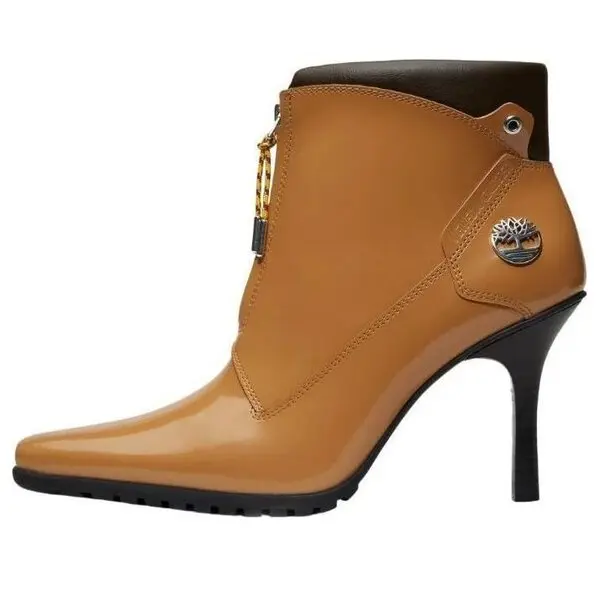Timberland X Veneda Carter Zip Ankle Boots - Wheat