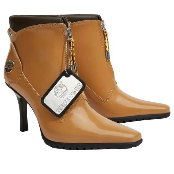 Timberland X Veneda Carter Zip Ankle Boots - Wheat