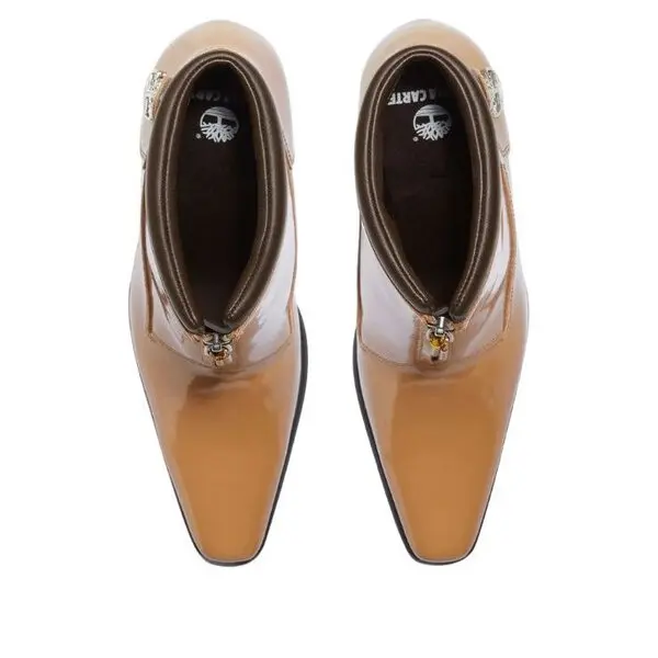 Timberland X Veneda Carter Zip Ankle Boots - Wheat
