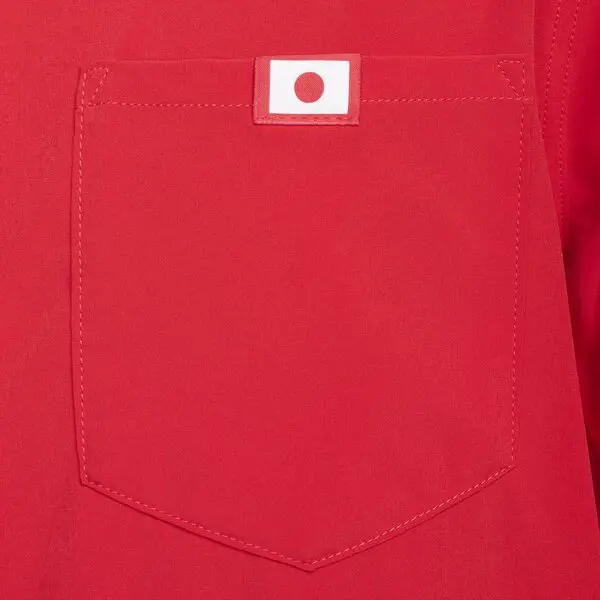 Nike Short-sleeve Button-up Bowler Shirt 'team Japan - Red