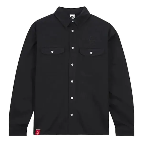 Nike X N7 Tanglin Long-sleeve Button Up 'black