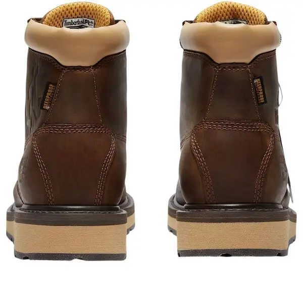 Timberland X Pabst Blue Ribbon Gridworks 6" Soft Toe Waterproof Work Boot - Brown/wheat