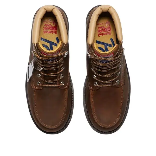 Timberland X Pabst Blue Ribbon Gridworks 6" Soft Toe Waterproof Work Boot - Brown/wheat
