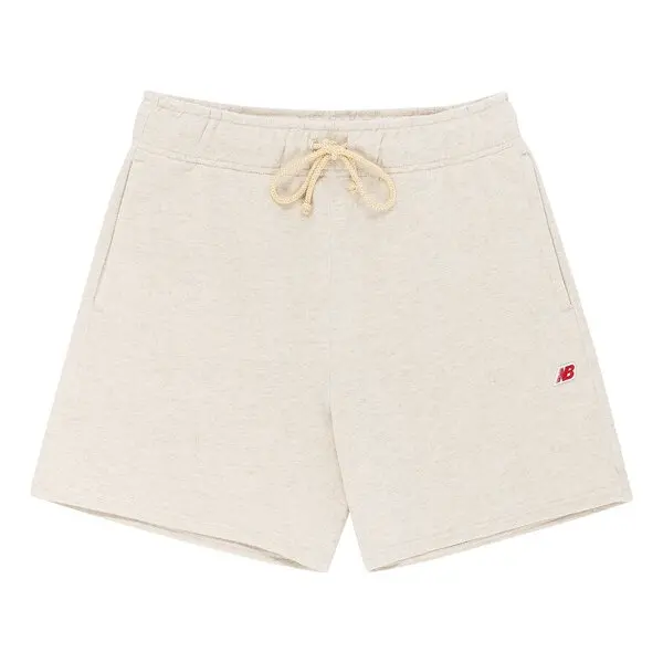 NEW BALANCE Made In Usa Core Shorts - Oatmeal Heather
