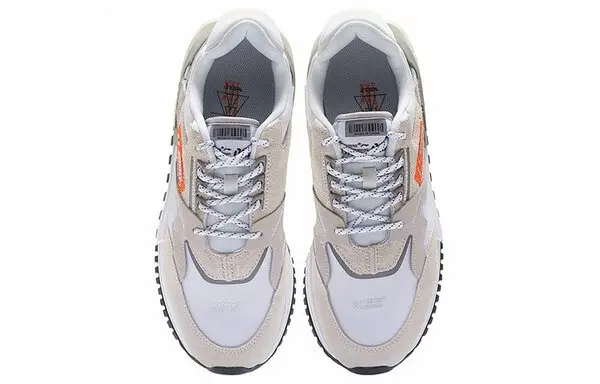 LI-NING 001 Classic Sneakers - Grey/orange/white