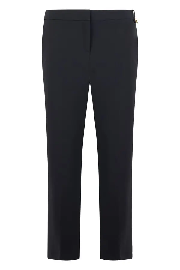 Elisabetta Franchi Crepe Trousers With Belt