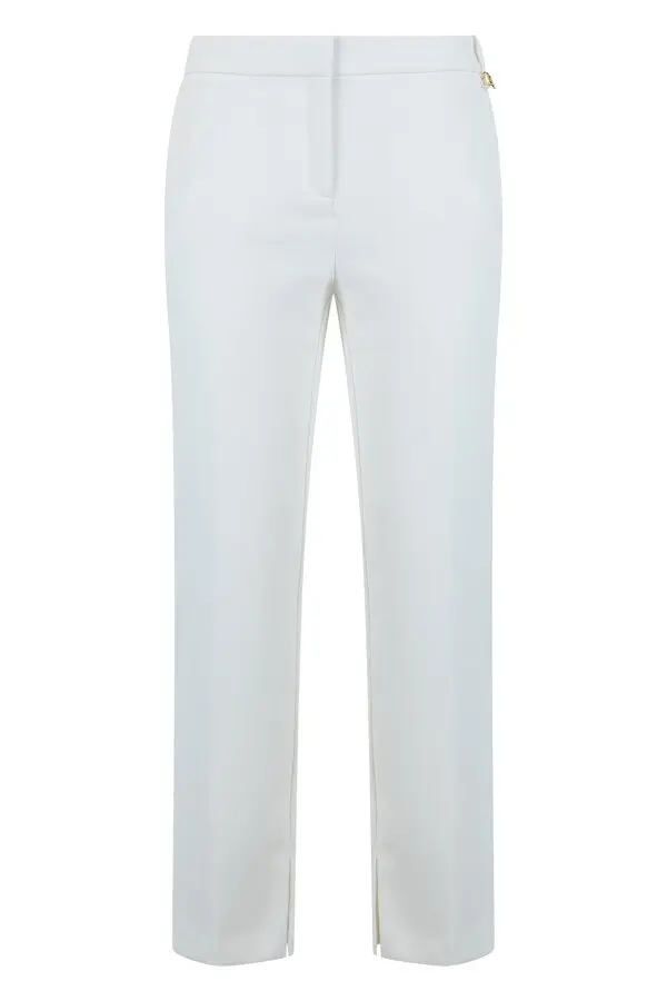 Elisabetta Franchi Crepe Pull-on Pants With Elastic Waist