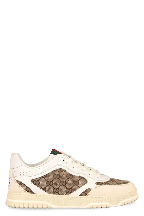 Gucci Re-web Low-top Leather Sneaker
