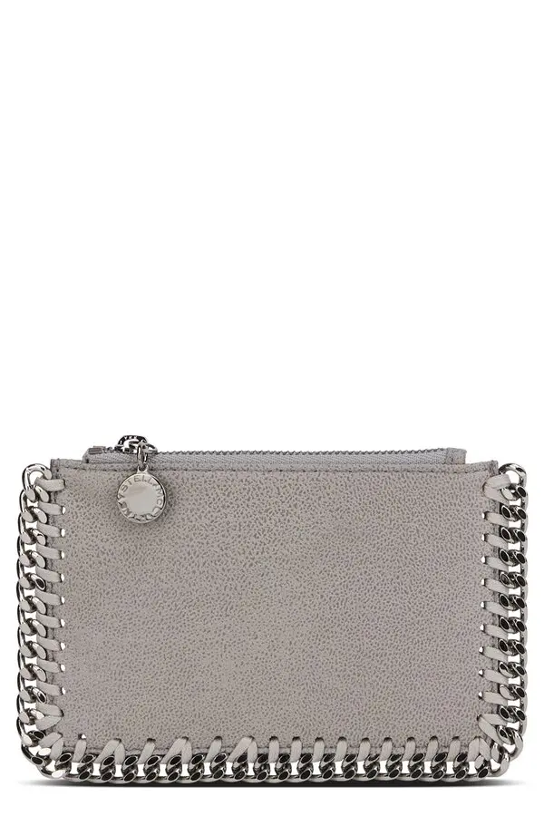 Stella McCartney Falabella Cardholder With Zip Closure, 14 Cm X 9 Cm