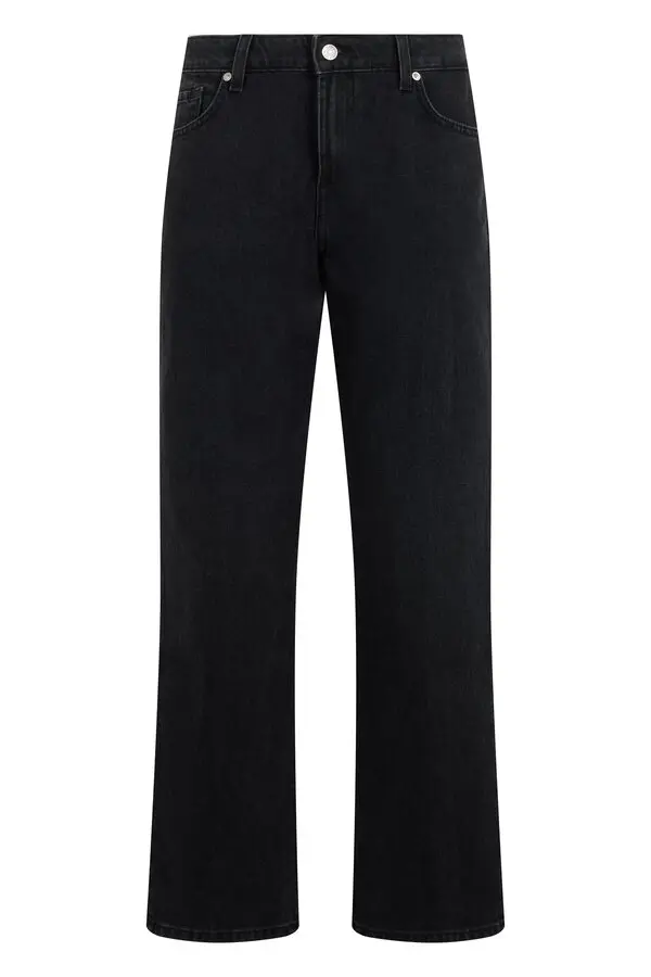 7 For All Mankind Straight-cut Cotton Denim Jeans