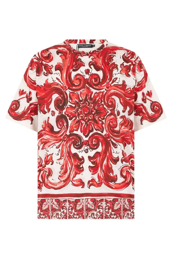 Dolce & Gabbana Printed Cotton T-shirt