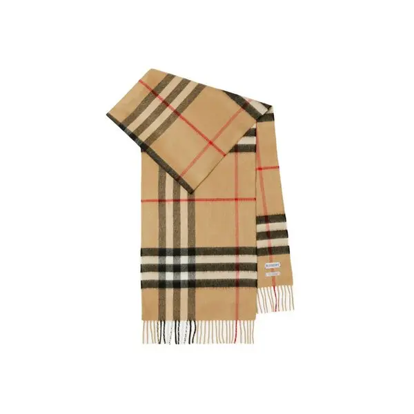 Burberry Giant Check Scarf - Archbeige