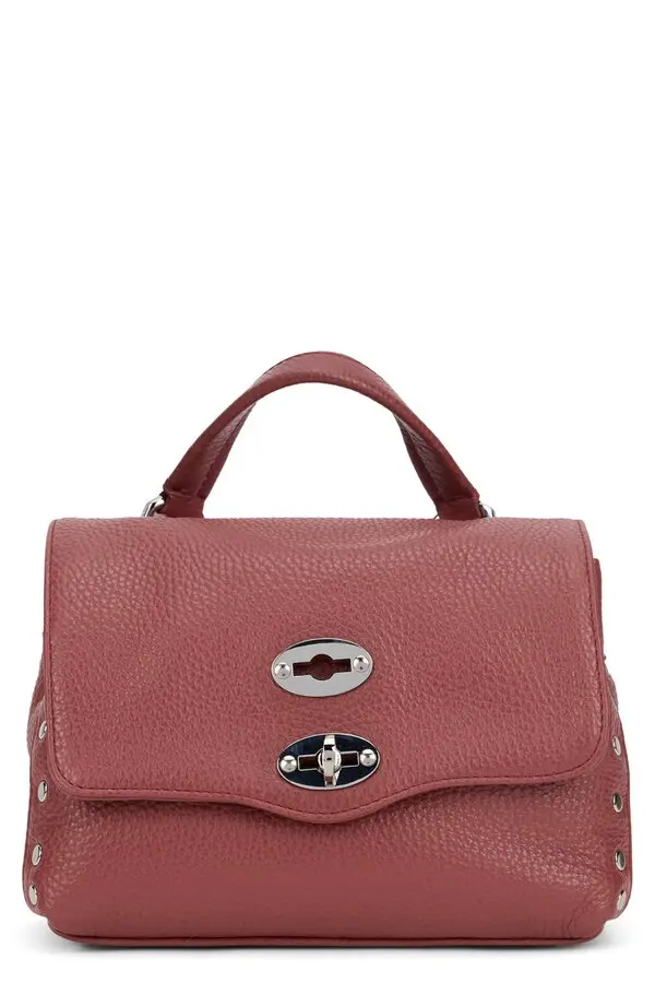 ZANELLATO Postman Tote Handbag 11cm X 11cm X 19cm In Calfskin - Red