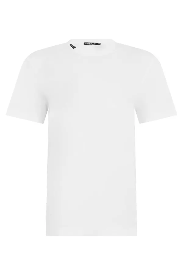 Dolce & Gabbana Cotton Short-sleeve T-shirt - White