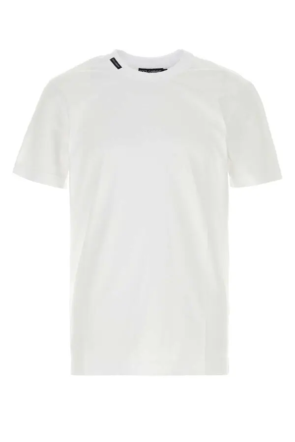 Dolce & Gabbana Cotton Short-sleeve T-shirt - White