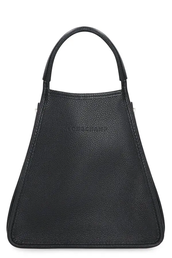 Longchamp Le Foulonné Grainy Leather Handbag