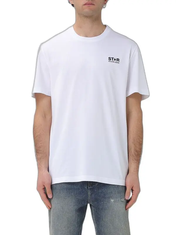 GOLDEN GOOSE Crew Neck T-shirt With Logo